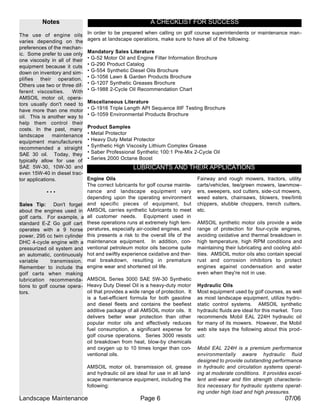 landscape maintenance AMSOIL | PDF