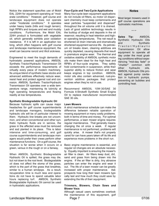 landscape maintenance AMSOIL | PDF