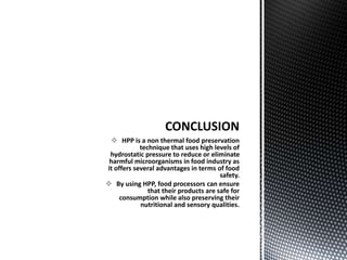 FST 507 Food Safety (HPP application prp oprp doc and chart).pptx ...