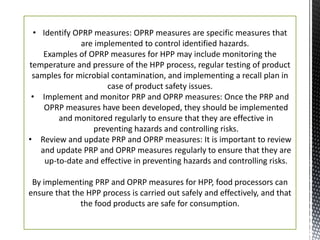 FST 507 Food Safety (HPP application prp oprp doc and chart).pptx