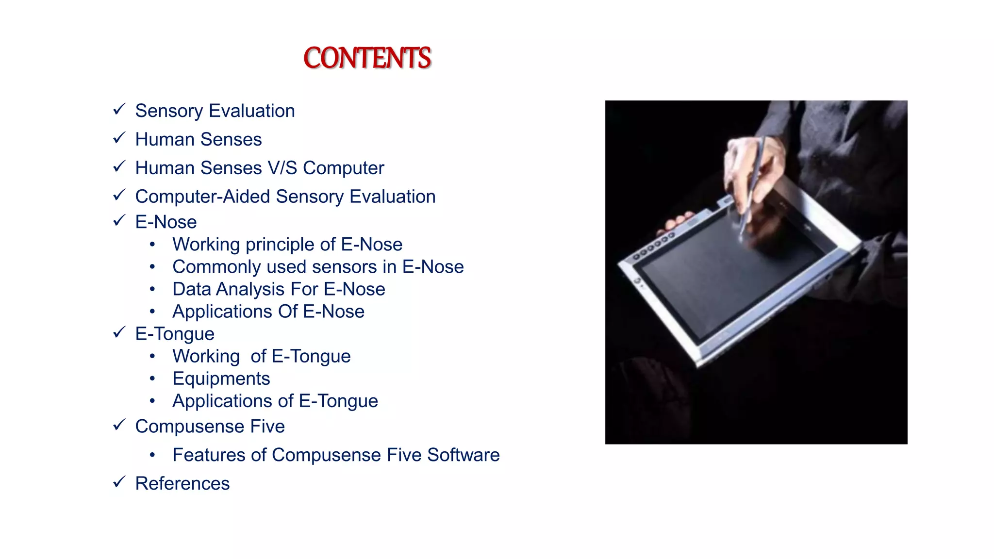 Computer Aided Sensory Evaluation of Food And Beverages | PPTX