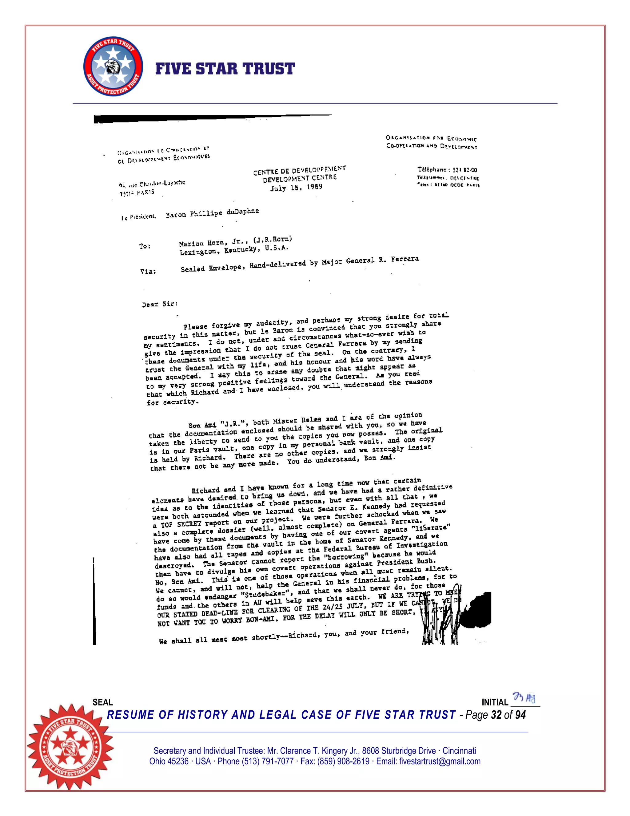 Five Star Trust History | PDF