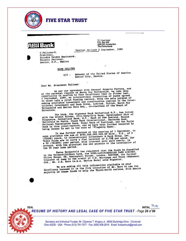 Five Star Trust History | PDF | Legal Services Industry | Industries