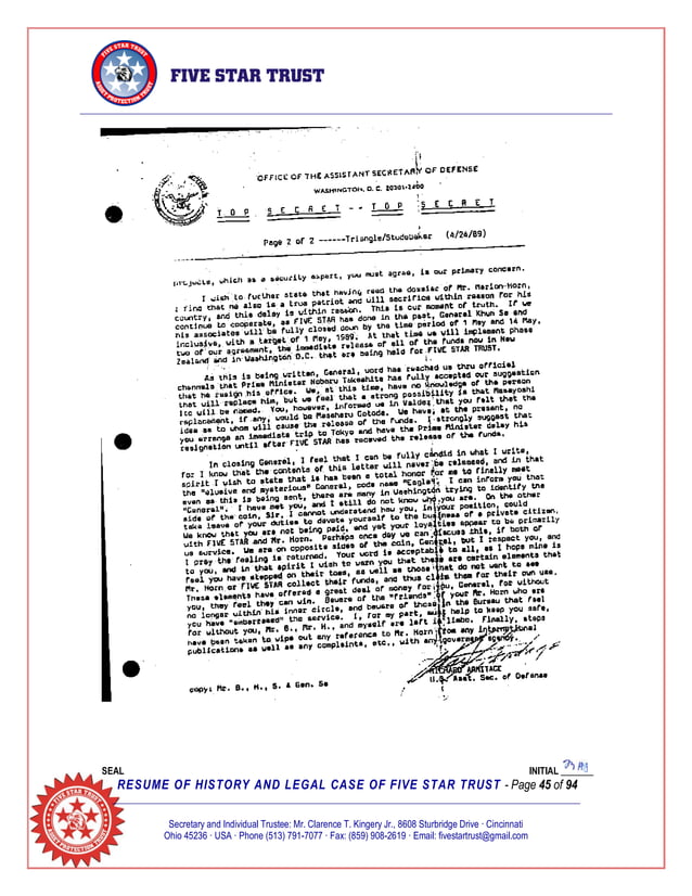 Five Star Trust History | PDF | Legal Services Industry | Industries