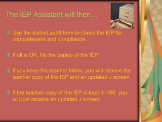 Step by Step Process for IEPs 2009 (updated 10/09) | PPT | Special ...