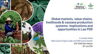 Global markets, value chains, livelihoods & cassava production systems: implications and ...