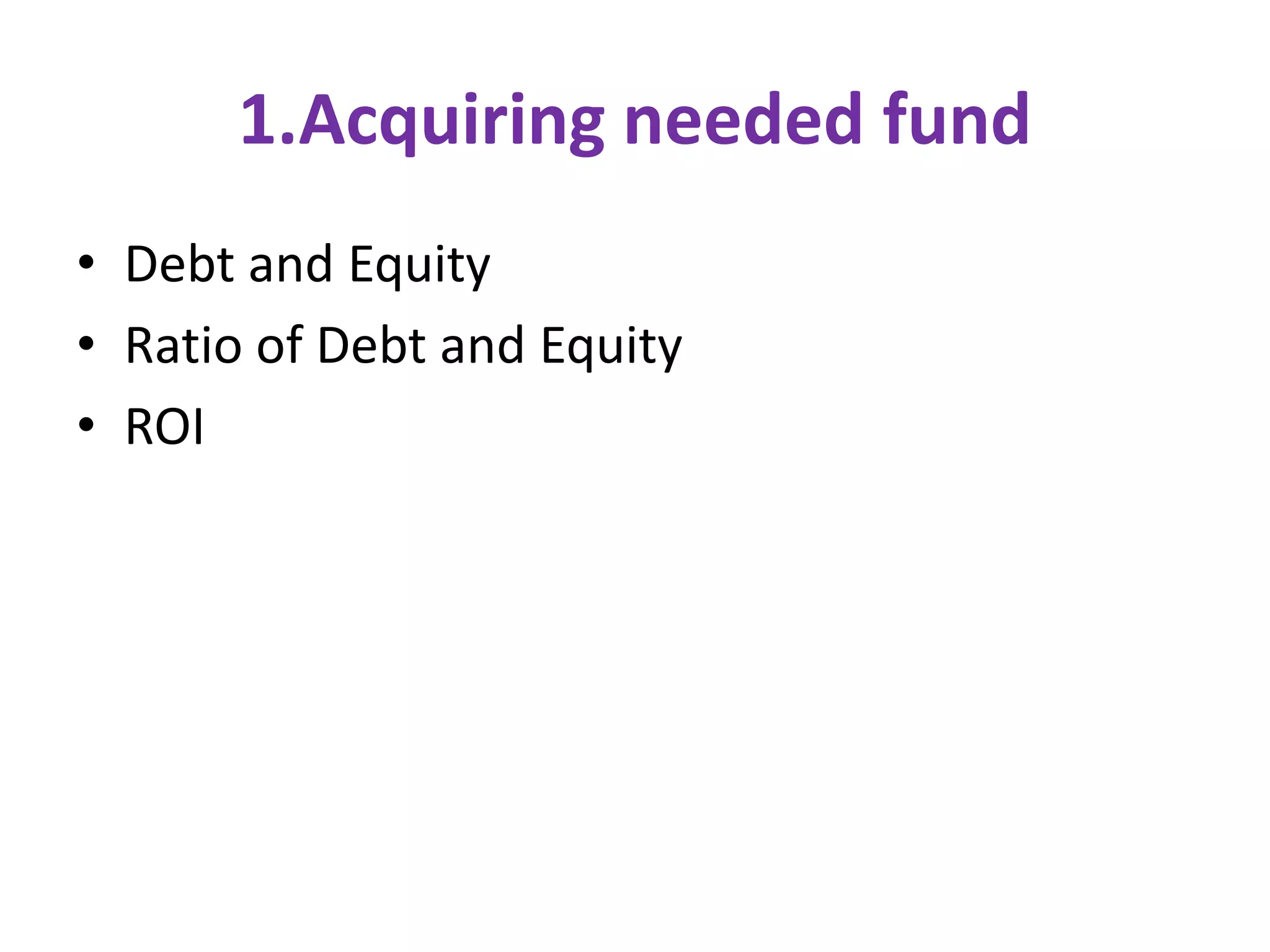 Financial strategy management, factor, formulation | PPT
