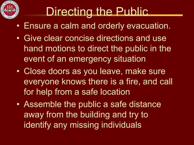 Fsu crowd manager training | PPTX | First Aid | Injuries