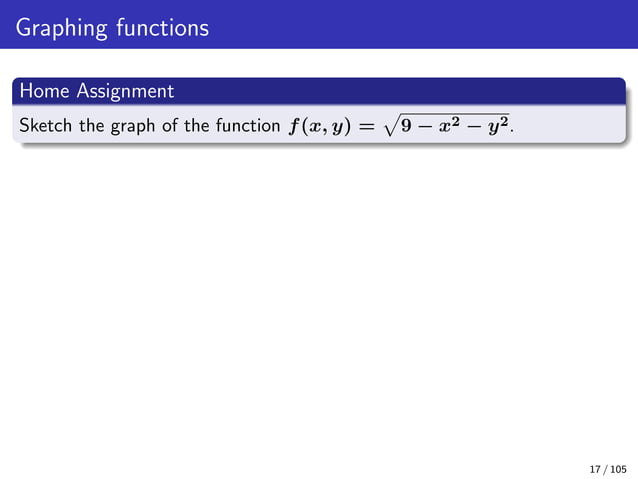 Functions of Several Variables (From Introduction upto Chain Rule) | PPT