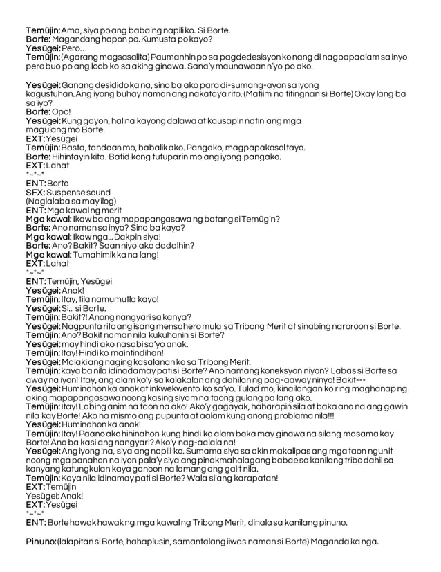 Munting Pagsinta | DOCX