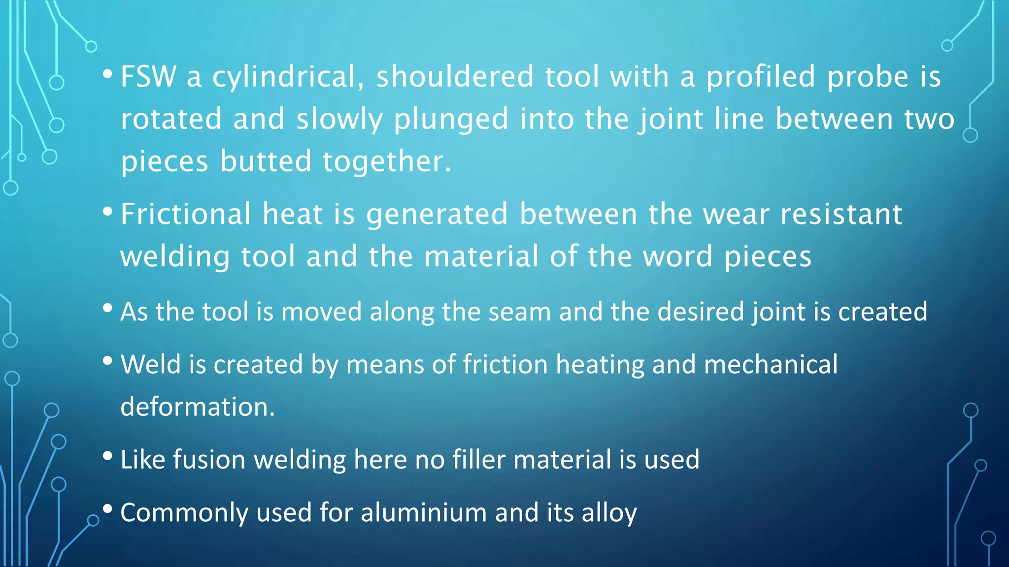 Fsw friction stir welding | PPTX | Physics | Science