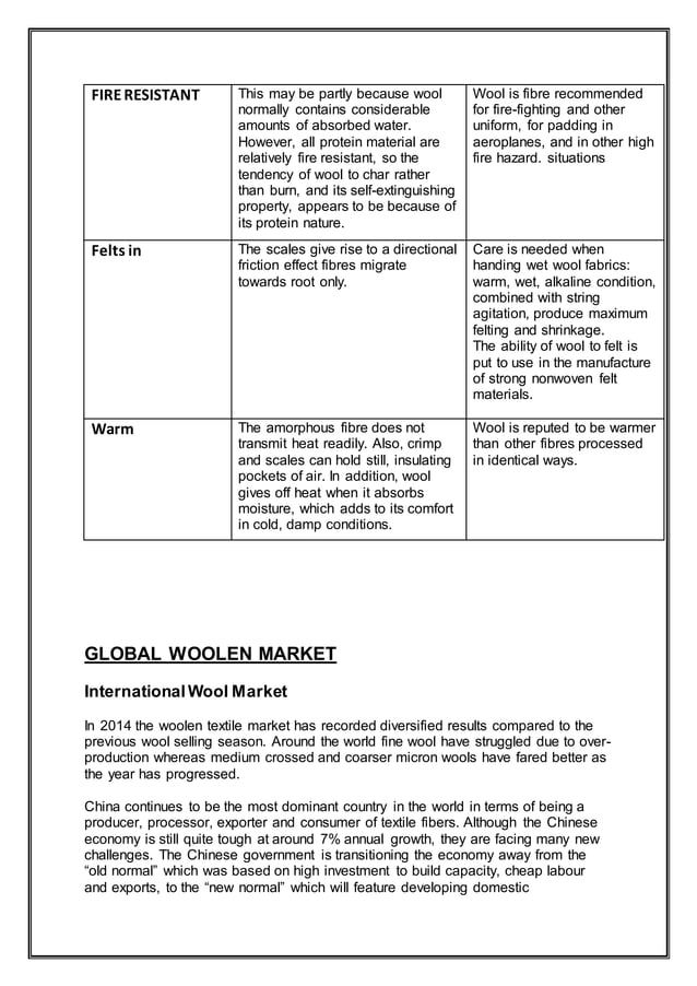 Fabric Science - Wool | PDF