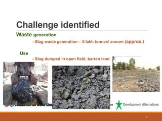 Foundry Slag Waste to Building Material | PPTX