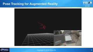 "Visual-Inertial Tracking for AR and VR," a Presentation from Meta | PPT