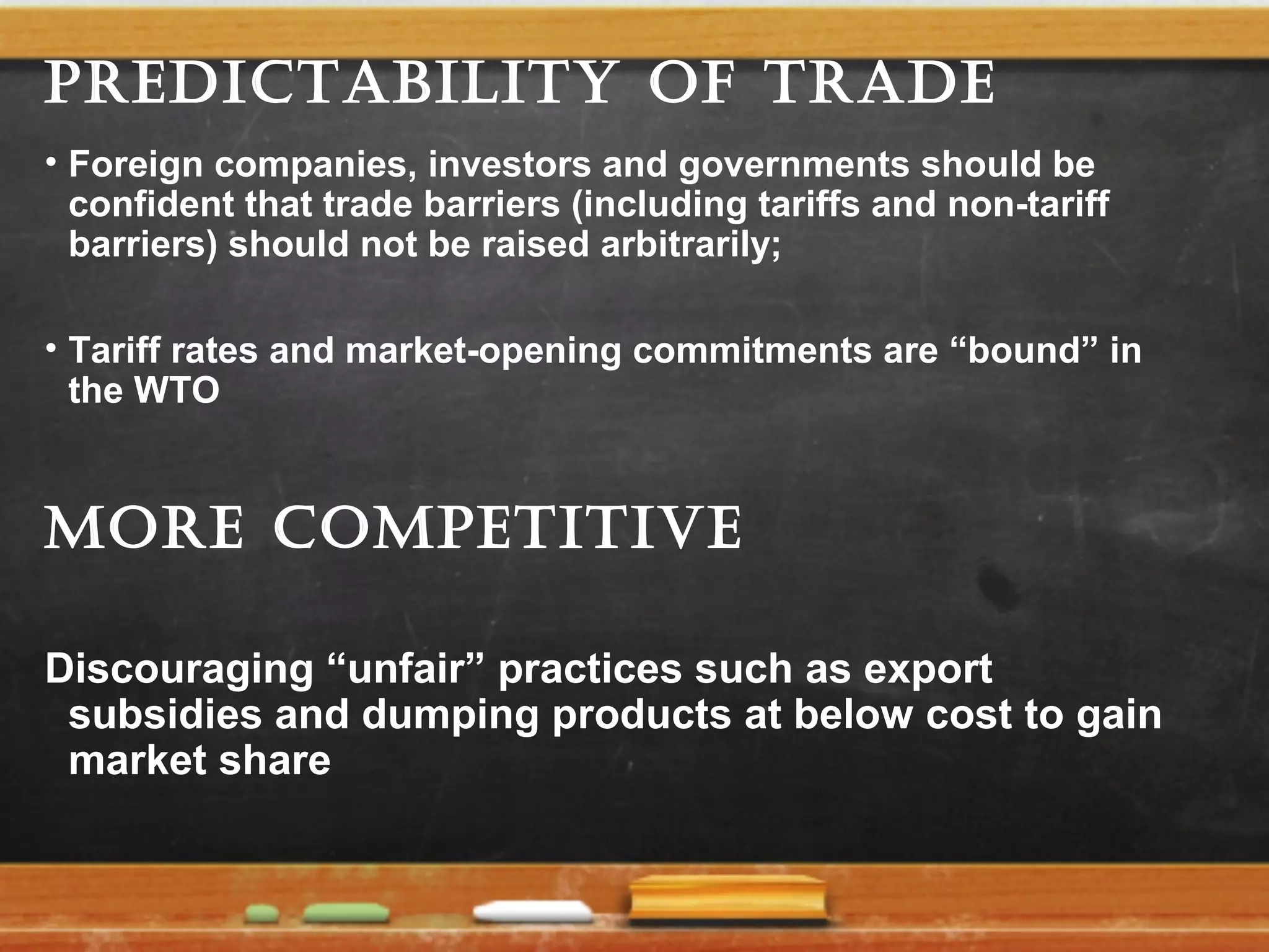 WORLD TRADE ORGANISATION | PPT