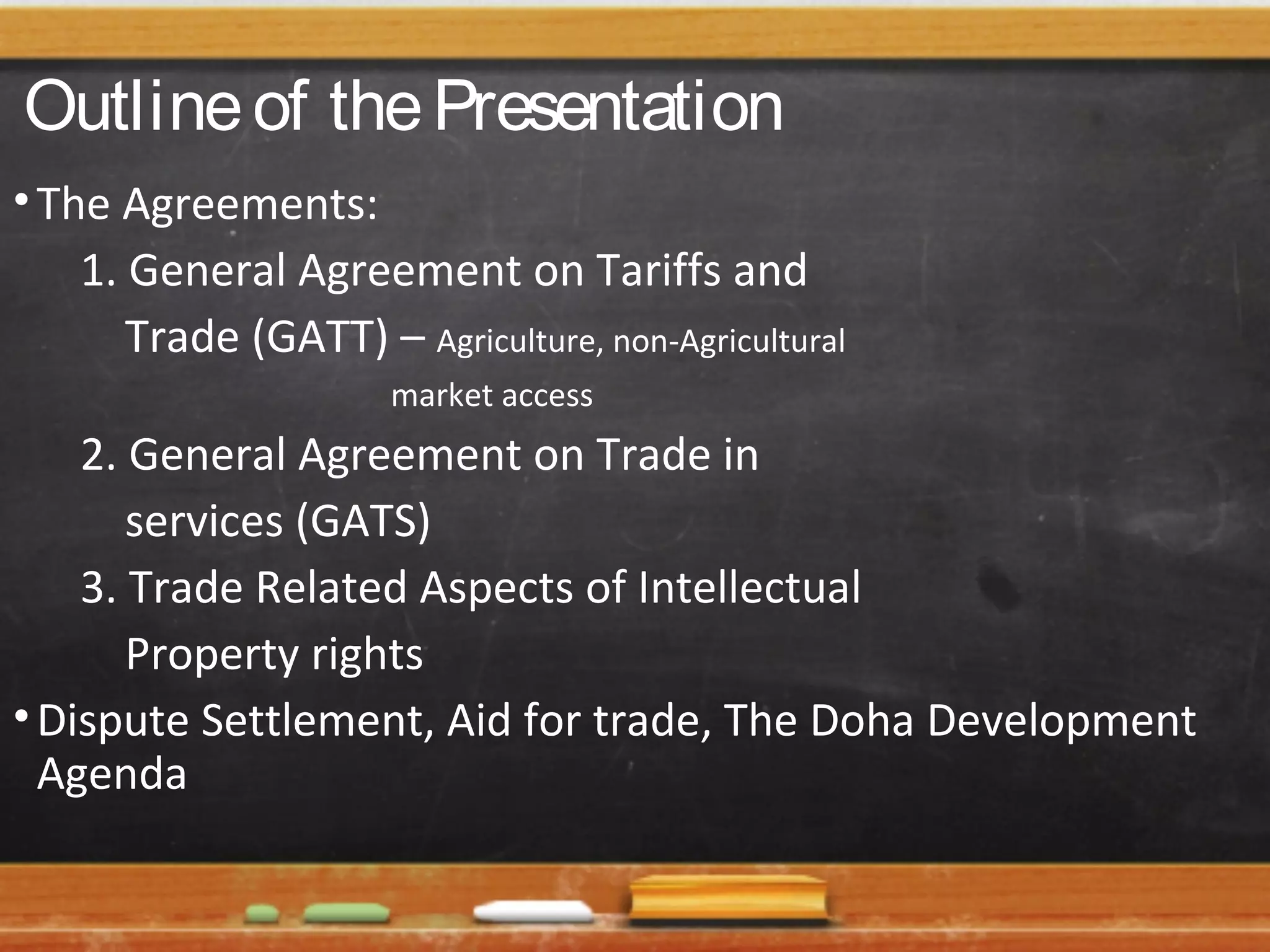 WORLD TRADE ORGANISATION | PPT
