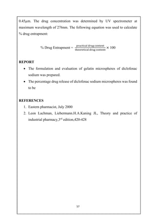 FORMULATION TECHNOLOGY PRACTICAL MANUAL | PDF