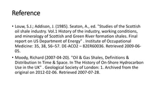 production of oil from shale | PPTX
