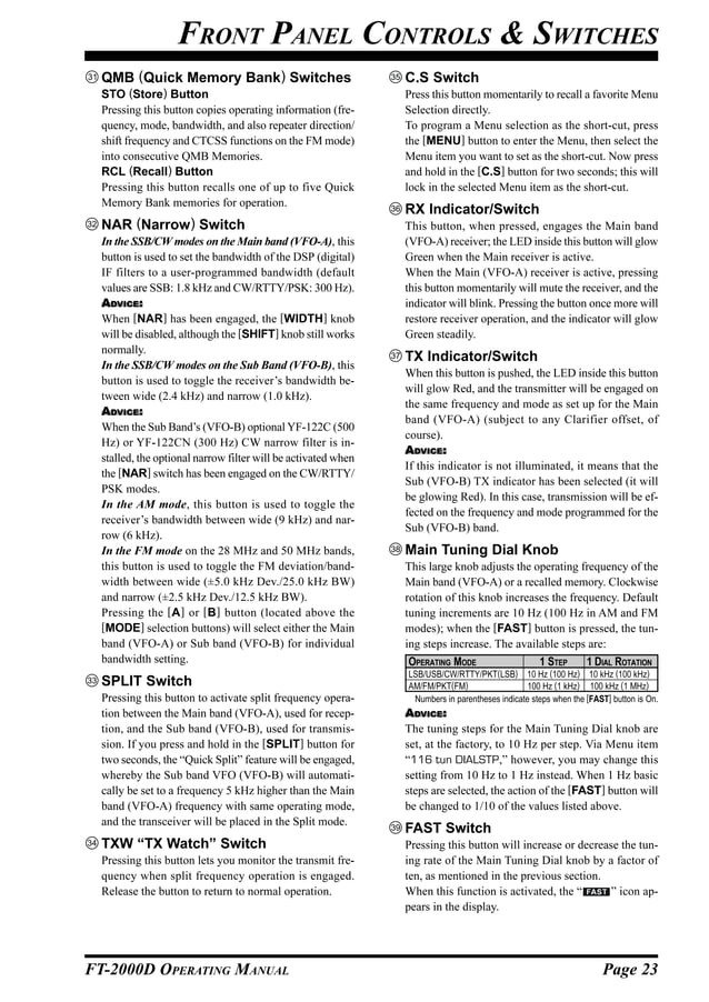 Ft 2000d Operating Manual | PDF | Digital Audio | Computer Software and Applications