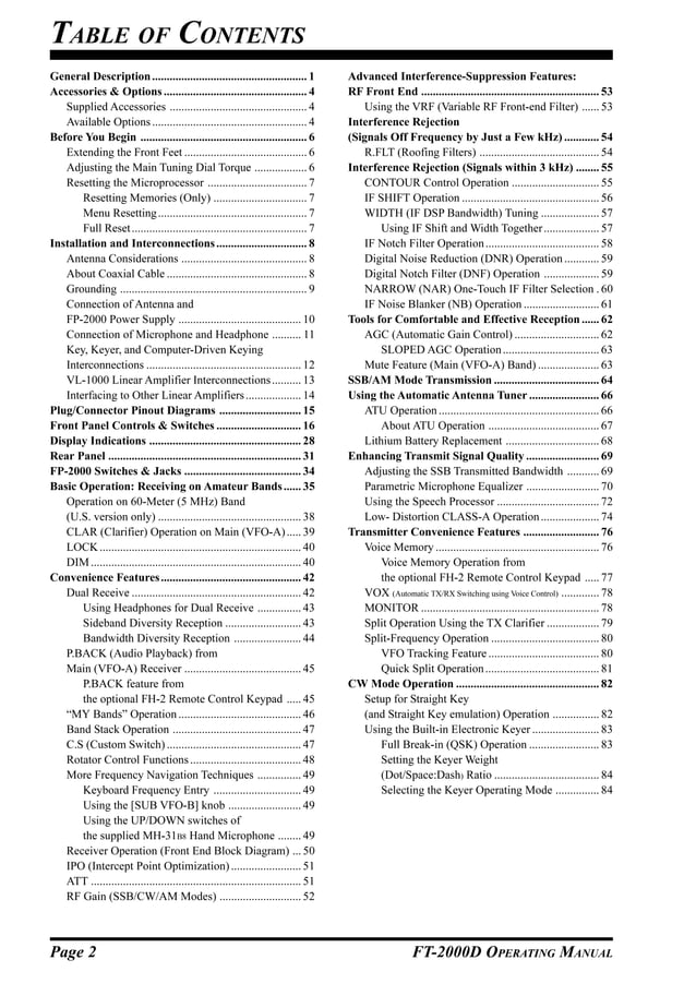 Ft 2000d Operating Manual | PDF | Digital Audio | Computer Software and Applications