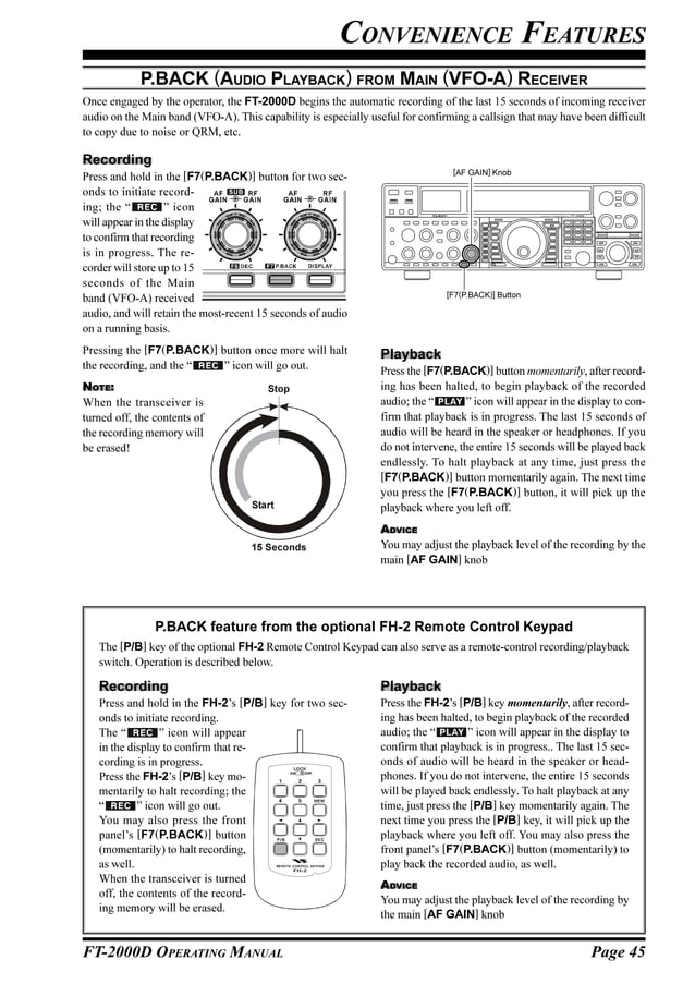 Ft 2000d Operating Manual | PDF | Digital Audio | Computer Software and Applications