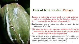 Fruit Waste FOOD WASTE INDUSTRIAL WASTE MANAGMENT.pptx