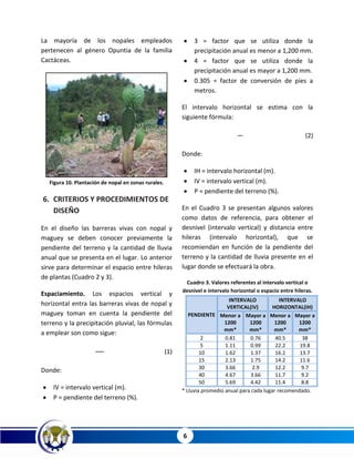 Barreras vivas de nopal y maguey | PDF