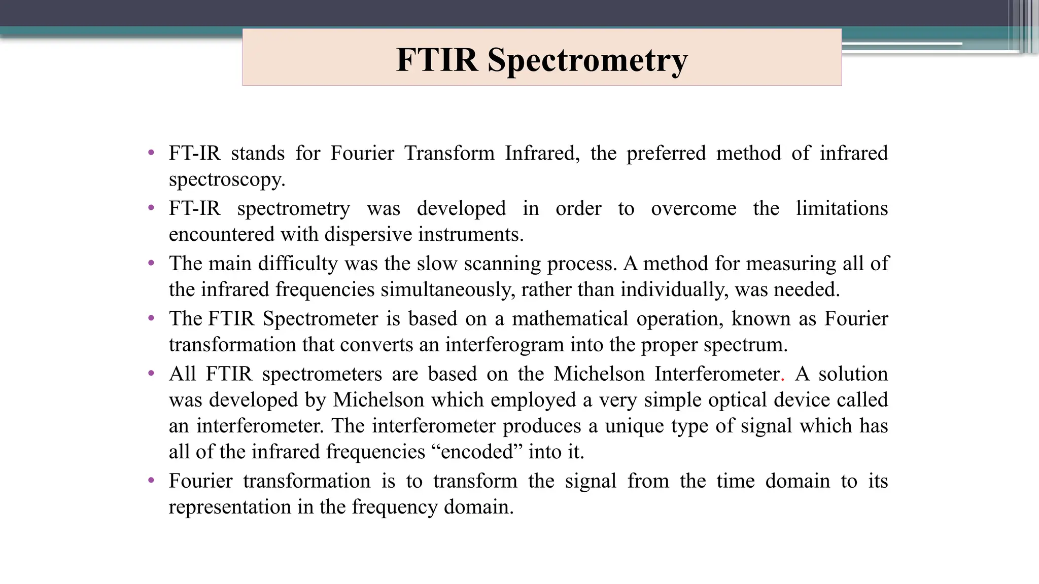 Infrared Radiations characterization of nanoparticles | PPTX