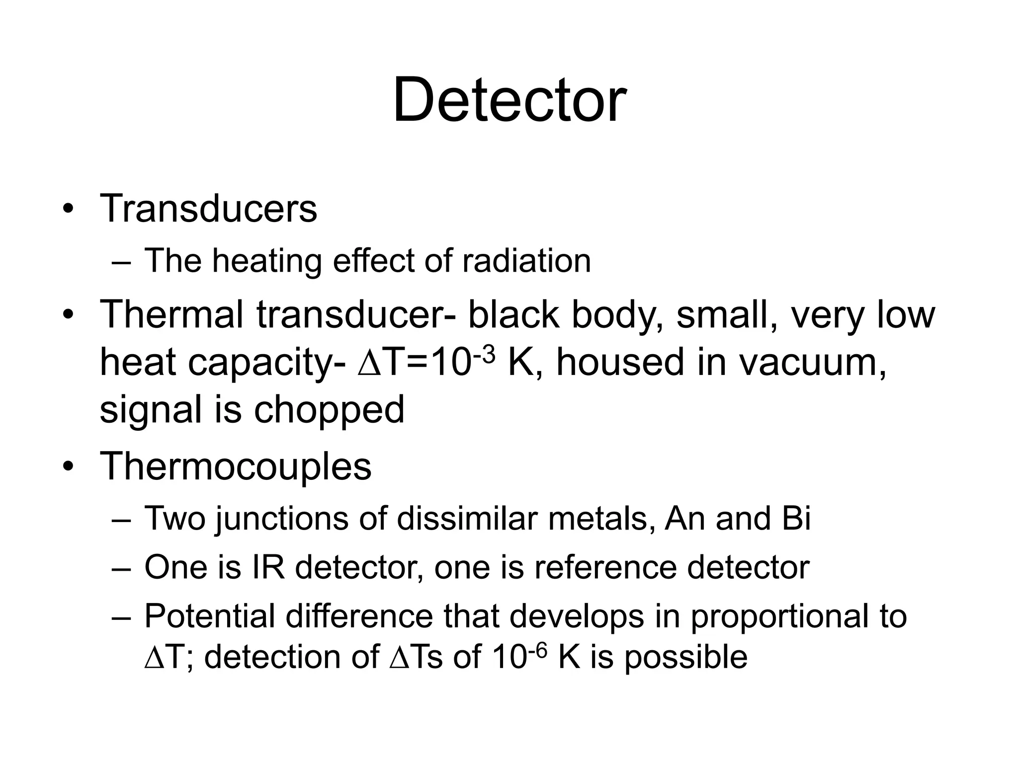 FT-IR Instrument Components presentation | PPT