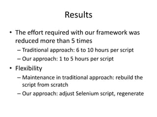ENASE 2013 - SEM - (Francia) From Functional Test Scripts to ...