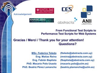 ENASE 2013 - SEM - (Francia) From Functional Test Scripts to ...