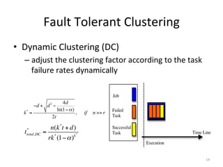 Fault Tolerant Clustering (IEEE Services 2012) | PPT