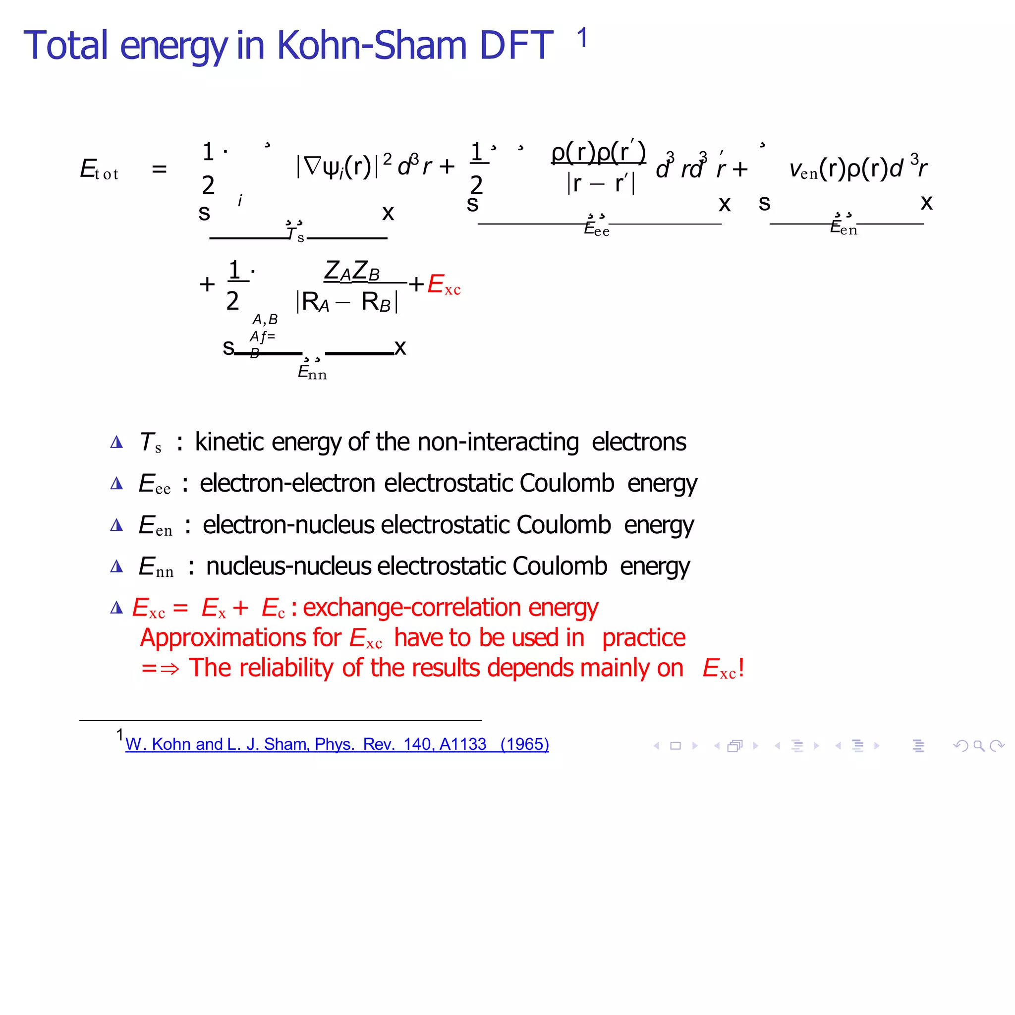 Methods available in WIEN2k for the treatment of exchange and ...