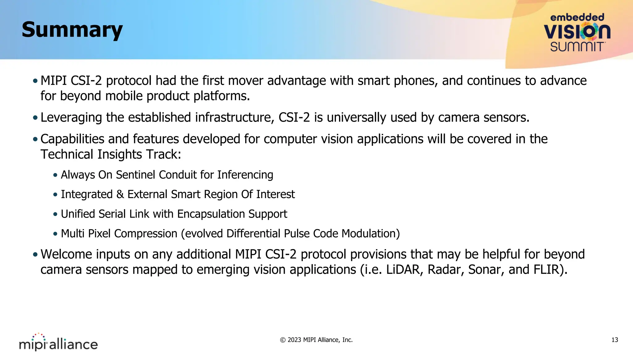 “Introduction to the CSI-2 Image Sensor Interface Standard,” a Presentation from the MIPI ...