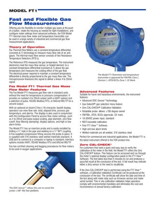 Thermal Mass Flowmeter and Temperature Transmitter | PDF