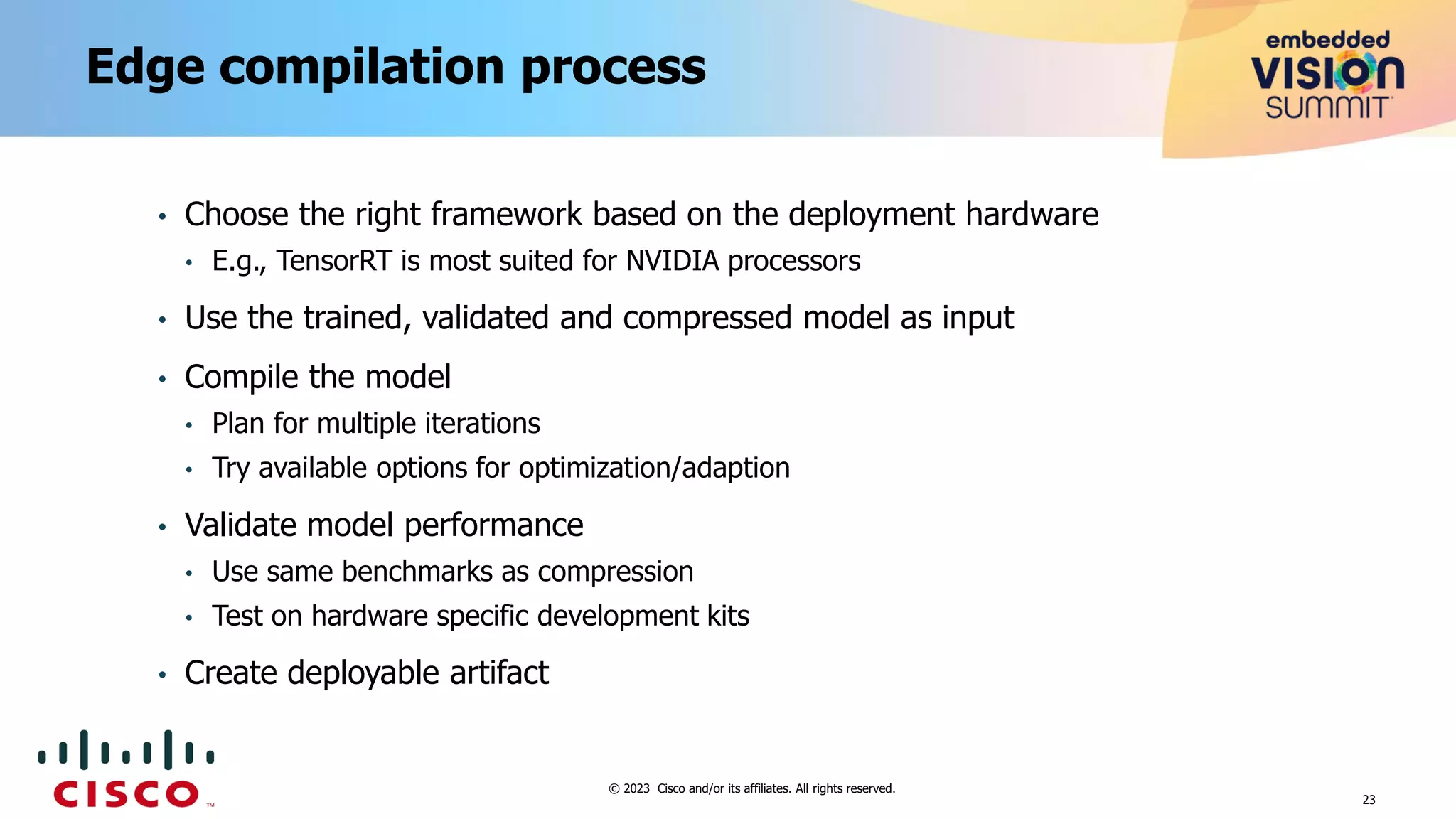 “Introduction to Optimizing ML Models for the Edge,” a Presentation ...