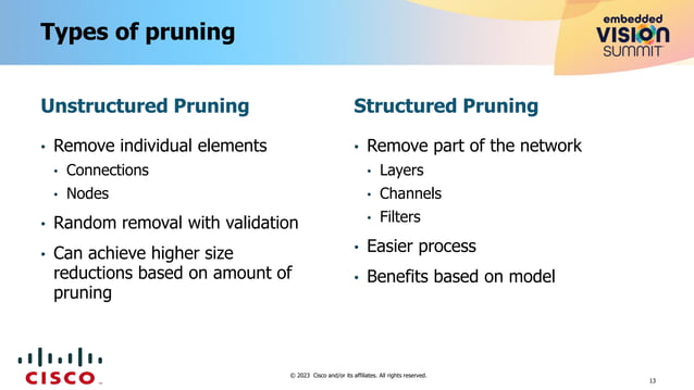 “Introduction to Optimizing ML Models for the Edge,” a Presentation from Cisco Systems | PDF ...