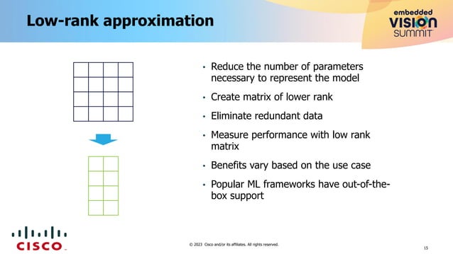 “Introduction to Optimizing ML Models for the Edge,” a Presentation from Cisco Systems | PDF ...
