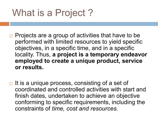 project management concepts