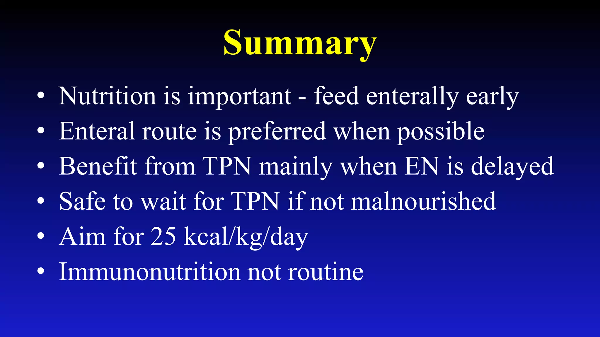 How I assess nutritional requirements and prescribe TPN | PPTX