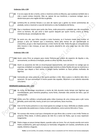 Ficha de Trabalho - Episódio de Inês de Castro - Paráfrase | PDF