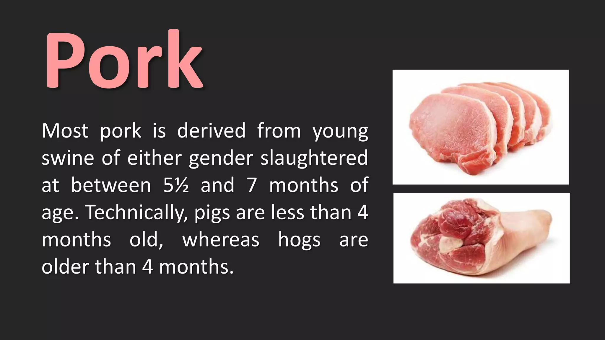 FT 2110 Lecture Chap 4 _ Meat.pptx | Vegetarian Diets | Food & Drink