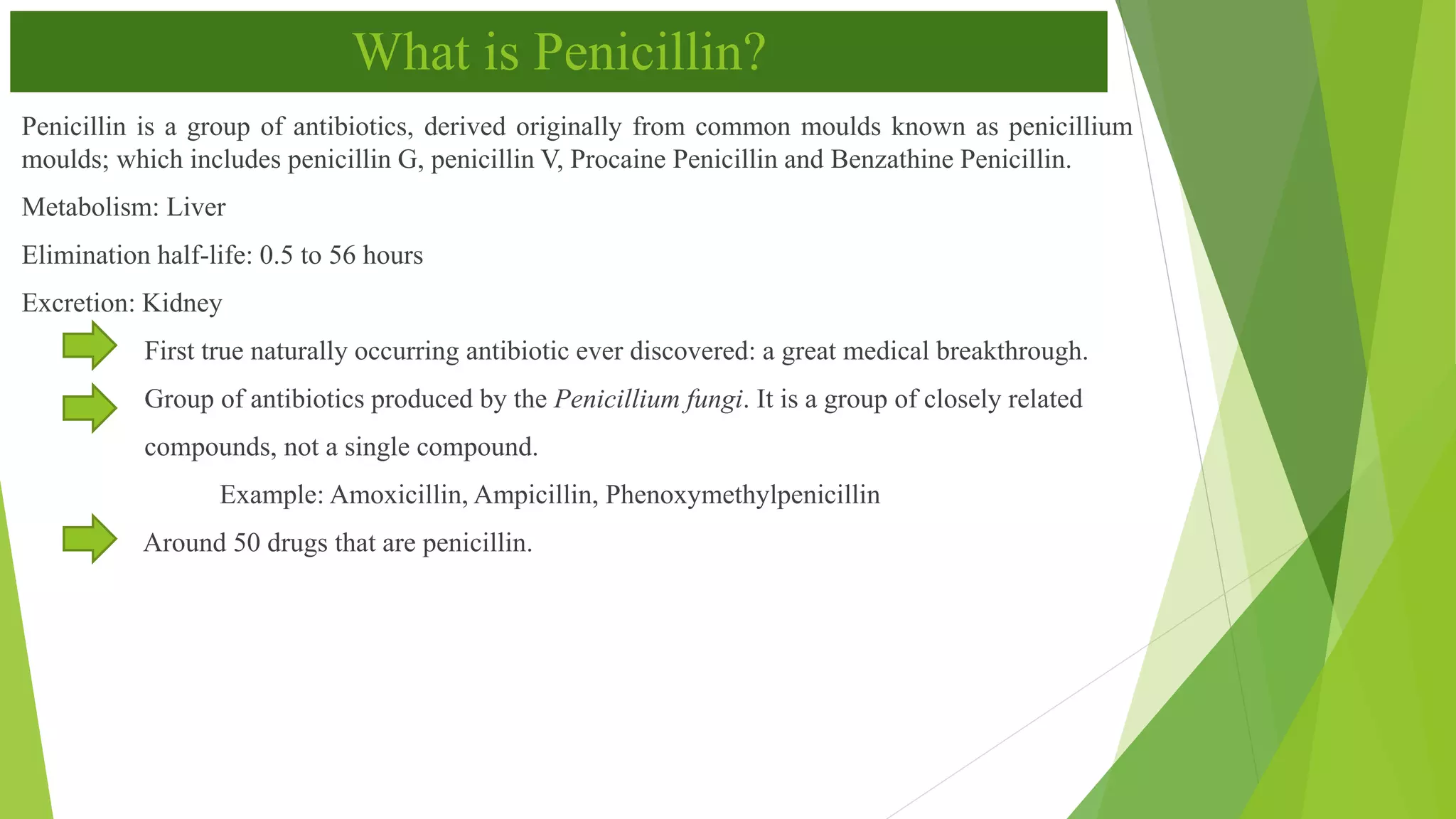 Basics on Penicilin production | PPTX
