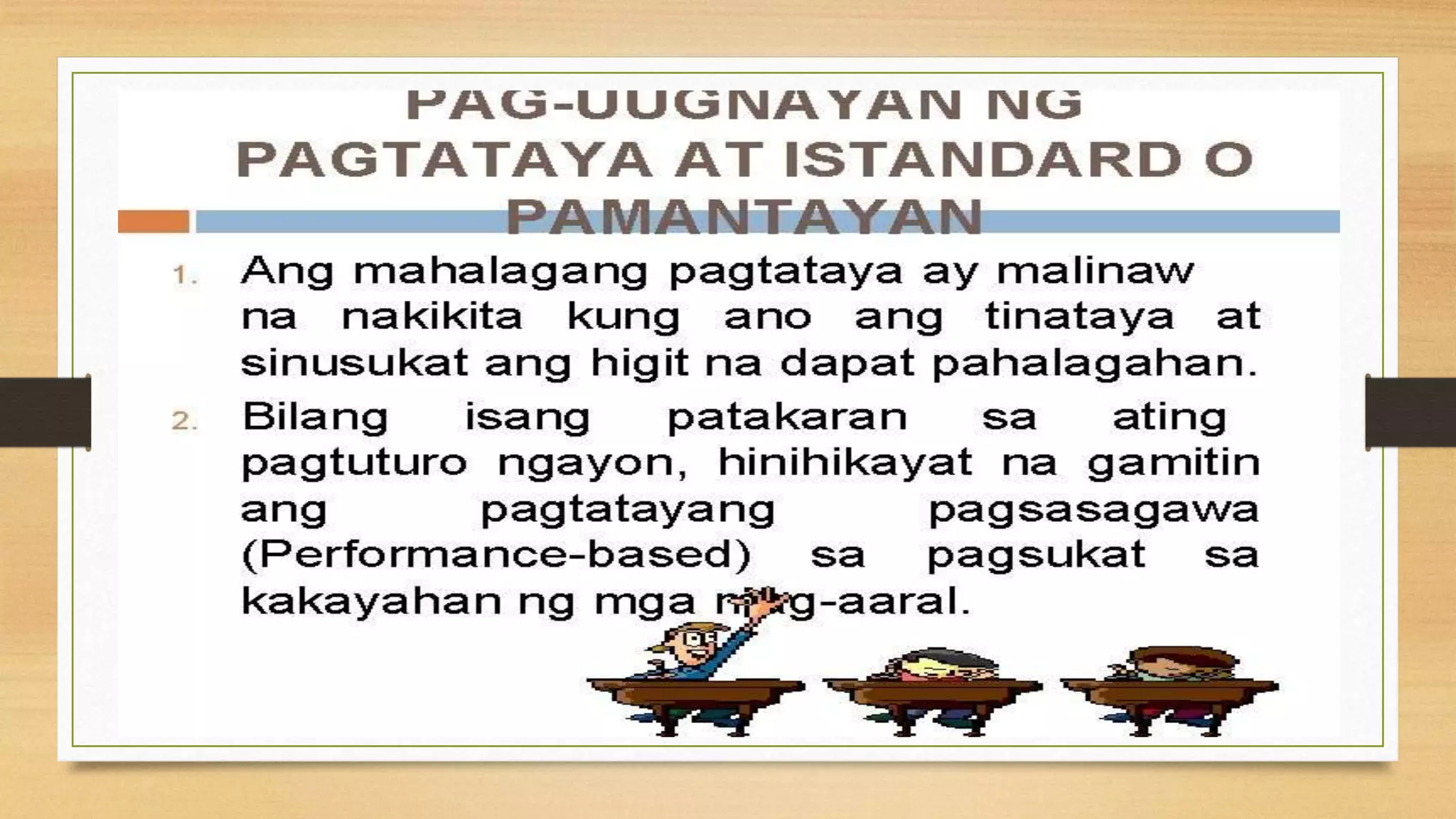 MGa halimbawang ebalwasyon at pagtataya sa filipino ppt | PPTX