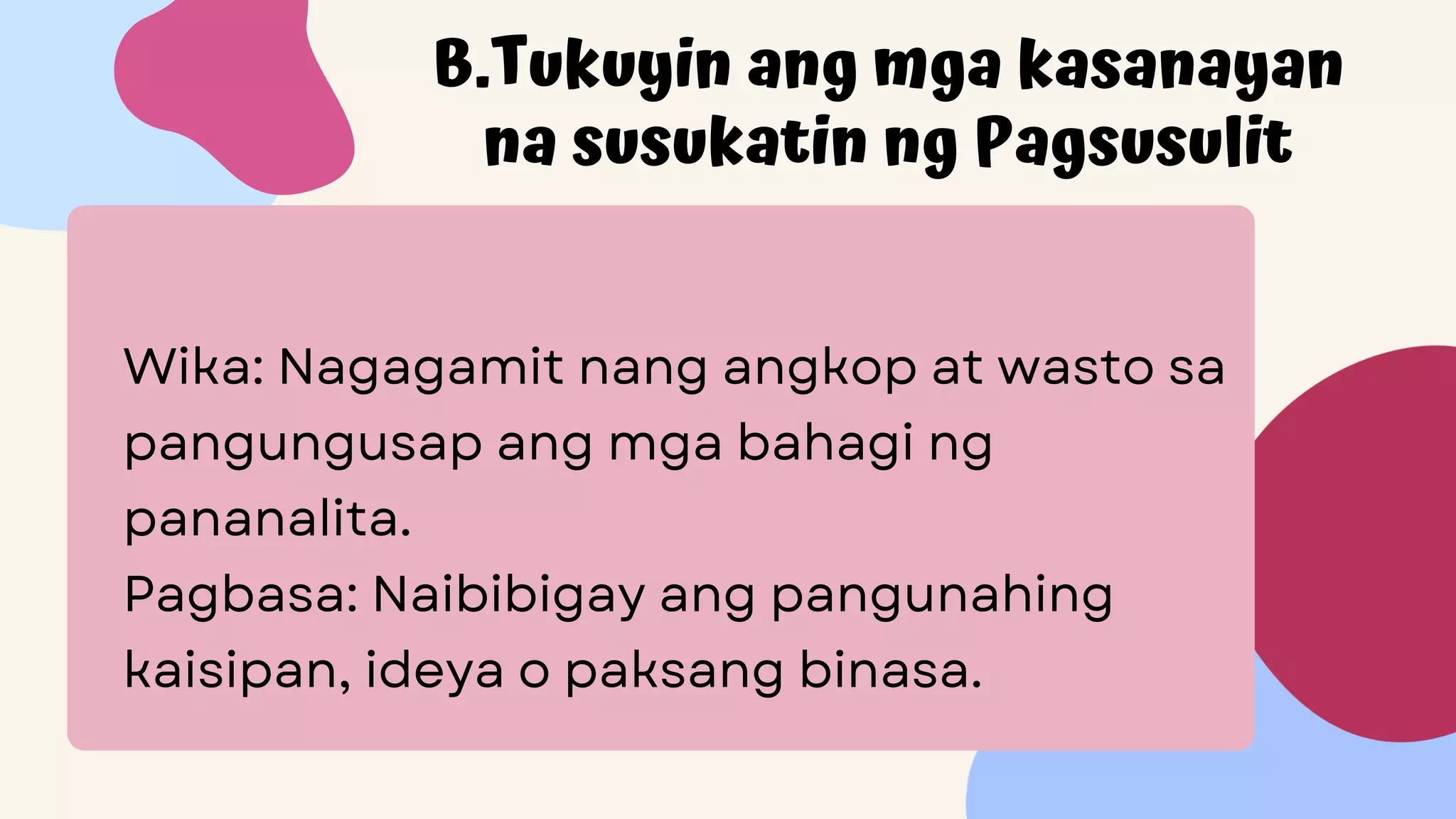 PAGBUO NG PAGSUSULIT | PDF