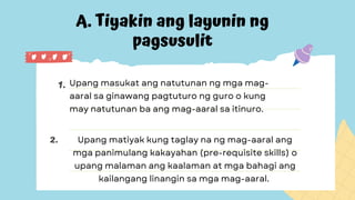 PAGBUO NG PAGSUSULIT | PDF