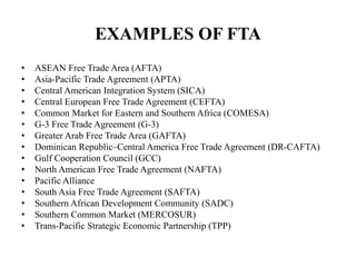 FTA Economics Presentation | PPTX