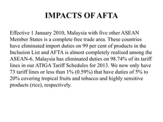 FTA Economics Presentation | PPTX