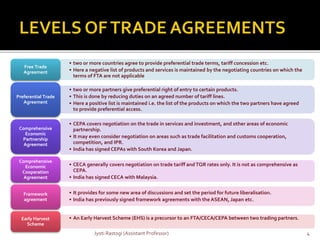 Regional And Free Trade Agreements | PPTX