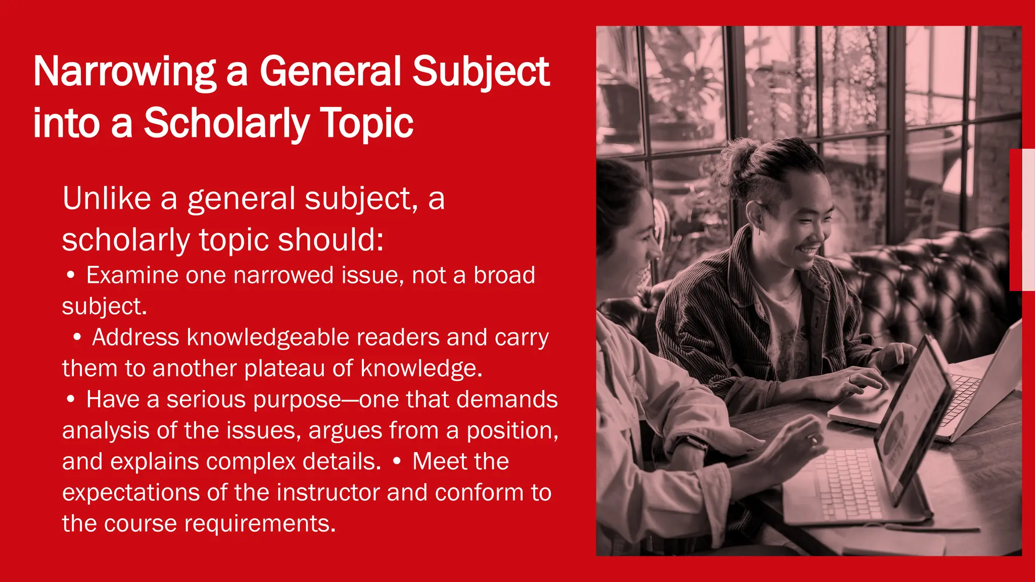 Topic selection of the research work paper | PPTX